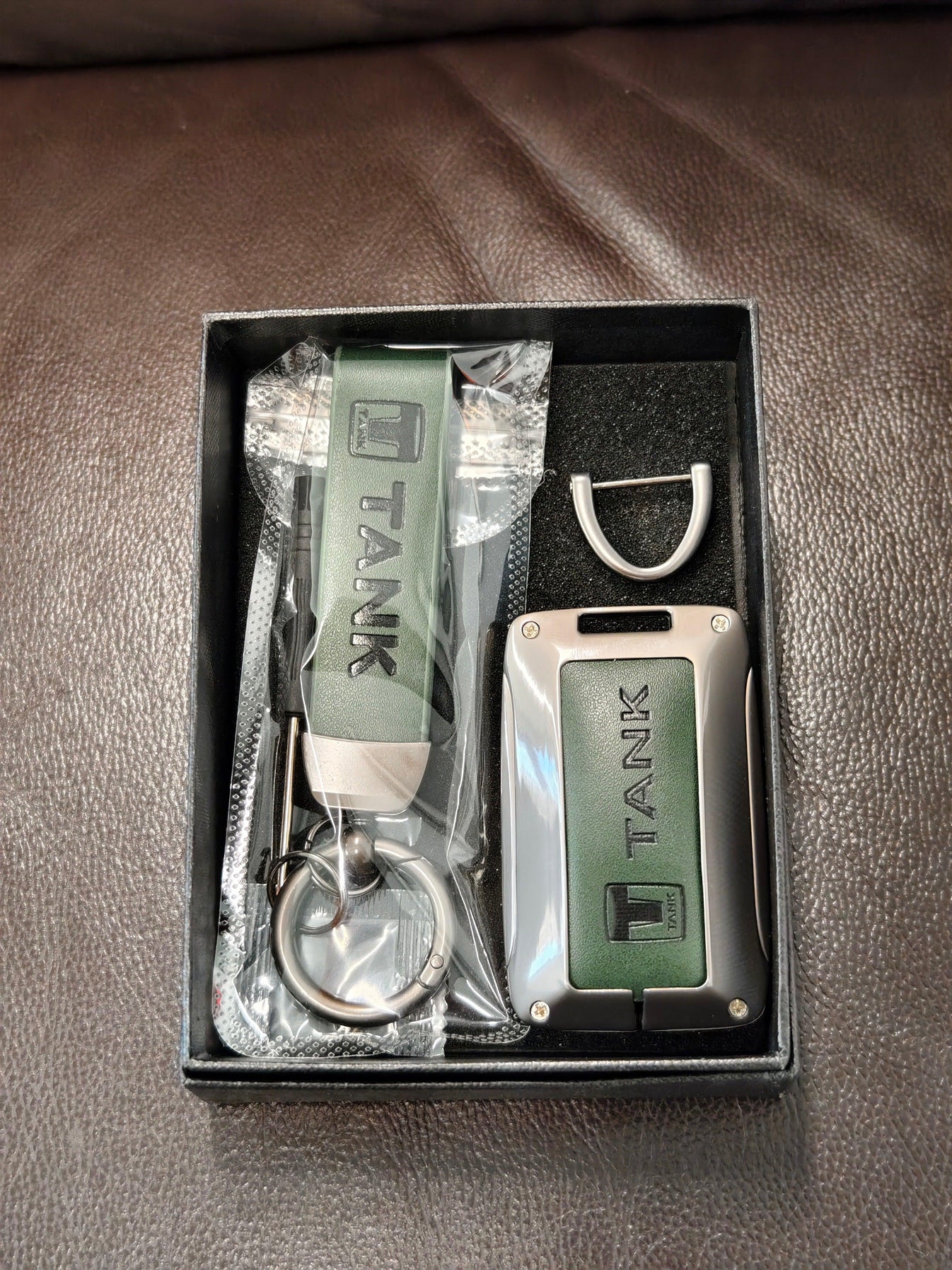 TANK 300 TANK 500 Key Case Leather Cover Chain